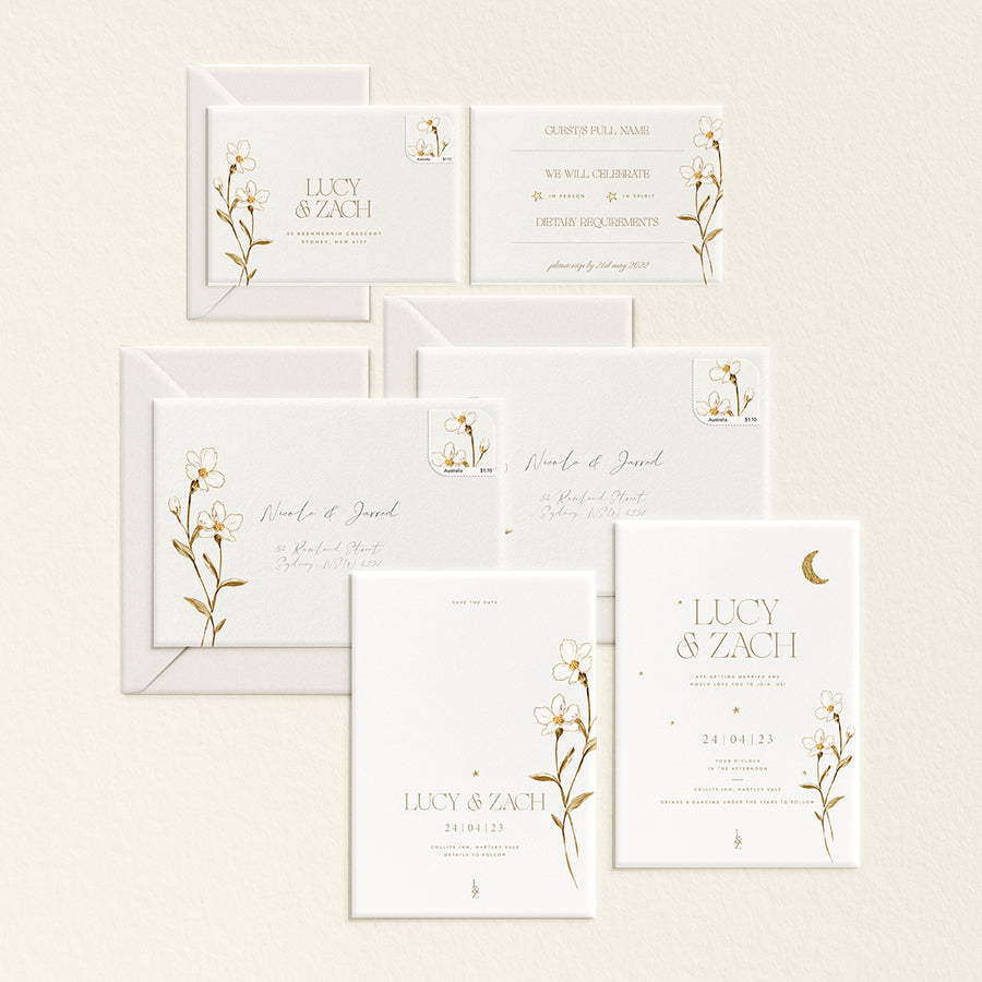 Starlight Suite ~ Digital Invitation templates – Brigitte May